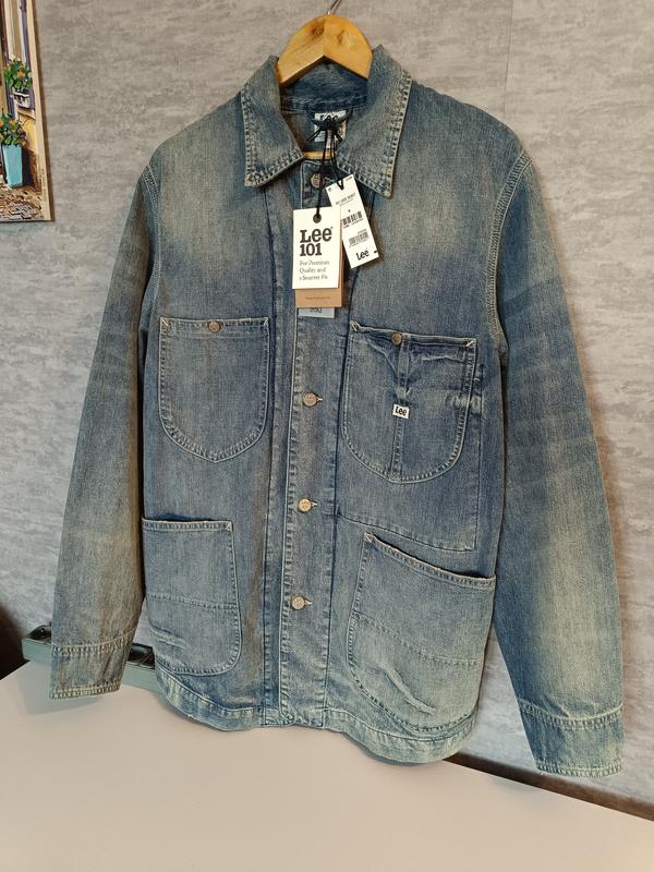 Джинсовая куртка джинсовка пиджак lee 101 premium loco denim jacket ...