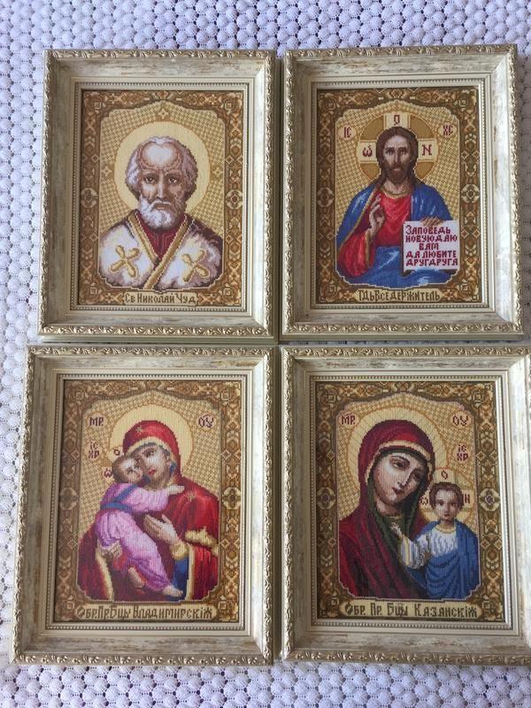 Картини ікони вишиті хрестиком — ціна 2500 грн у каталозі Ікони Купити товари для дому та побуту
