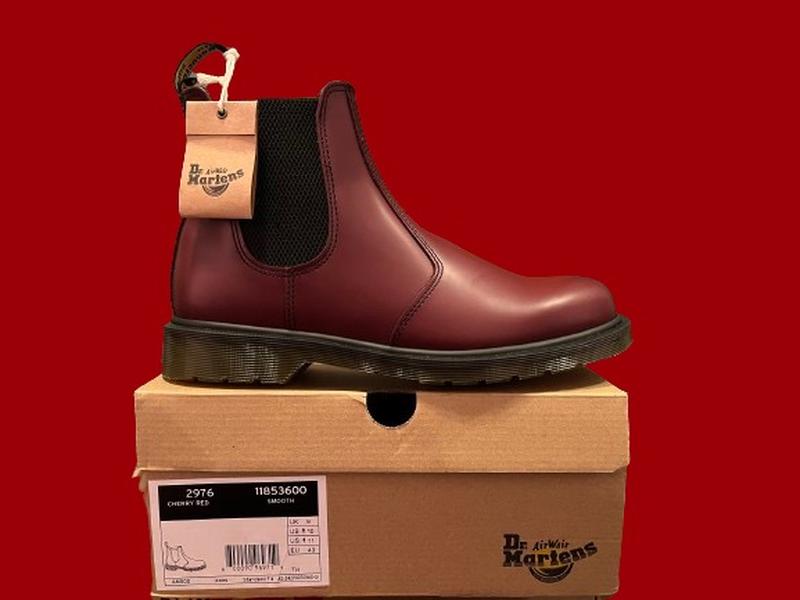 Original🔥 dr. martens челси 11853600 bordo cherry red 2976 вишневые ...