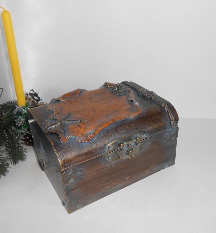 Сундук морской лев — цена 700 грн в каталоге Шкатулки Купить товары для дома и быта по доступной