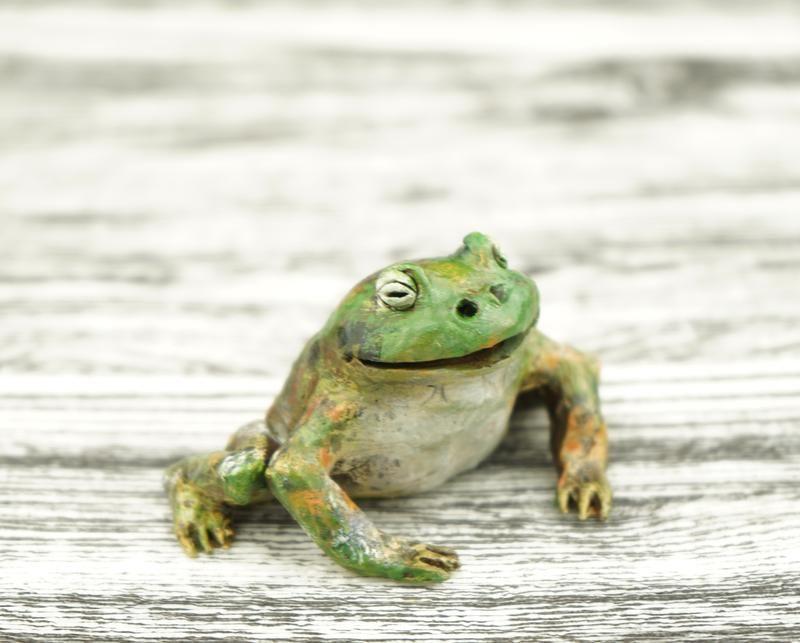 Статуэтка жаба коллекционная — цена 295 грн в каталоге Статуэтки Купить товары для дома и быта