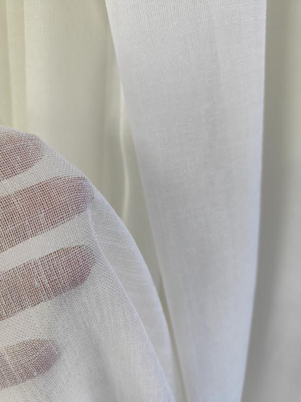 Тюль льон однотонний туреччина — ціна 1250 грн у каталозі Тюль Купити товари для дому та