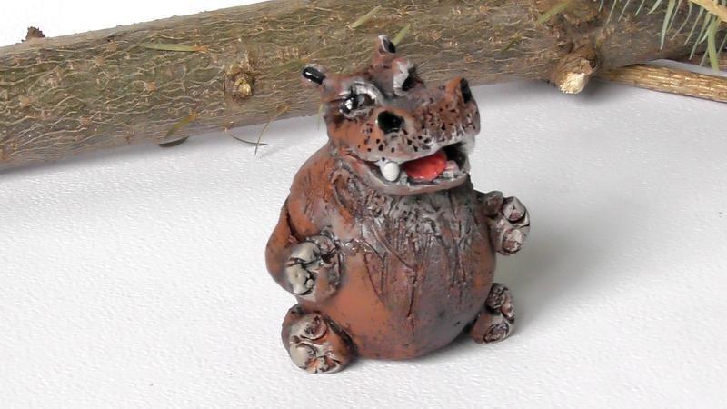 Статуэтка бегемота Hippo Figurines — цена 100 грн в каталоге Статуэтки Купить товары для дома и
