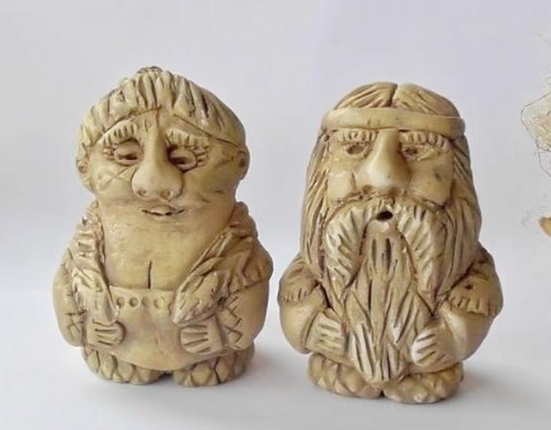 Дедушка бабушка две статуэтки — цена 190 грн в каталоге Статуэтки Купить товары для дома и быта