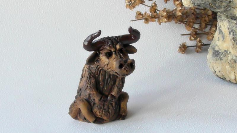 Фигурка быка символ 2021 года — цена 131 грн в каталоге Статуэтки Купить товары для дома и быта