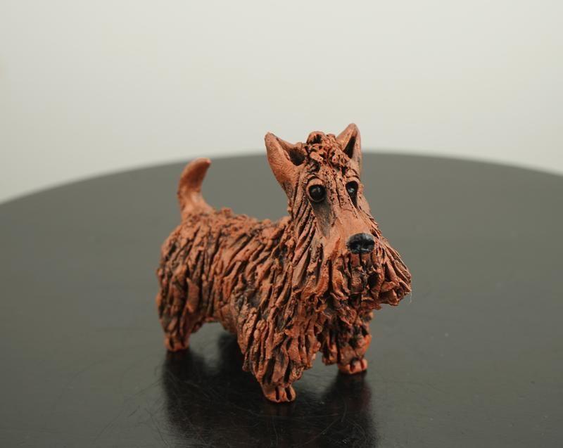 Статуэтка скотч терьера керамика — цена 195 грн в каталоге Статуэтки Купить товары для дома и