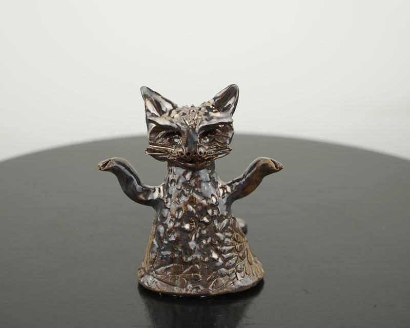 Статуэтка кошка подарок Cat Figurine авторская коллекция котики — цена