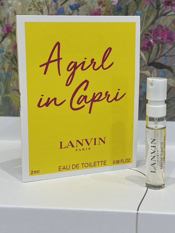 Пробники оригінальних парфумів lanvin a girl in capri 2 ml/мл, туалетна ...