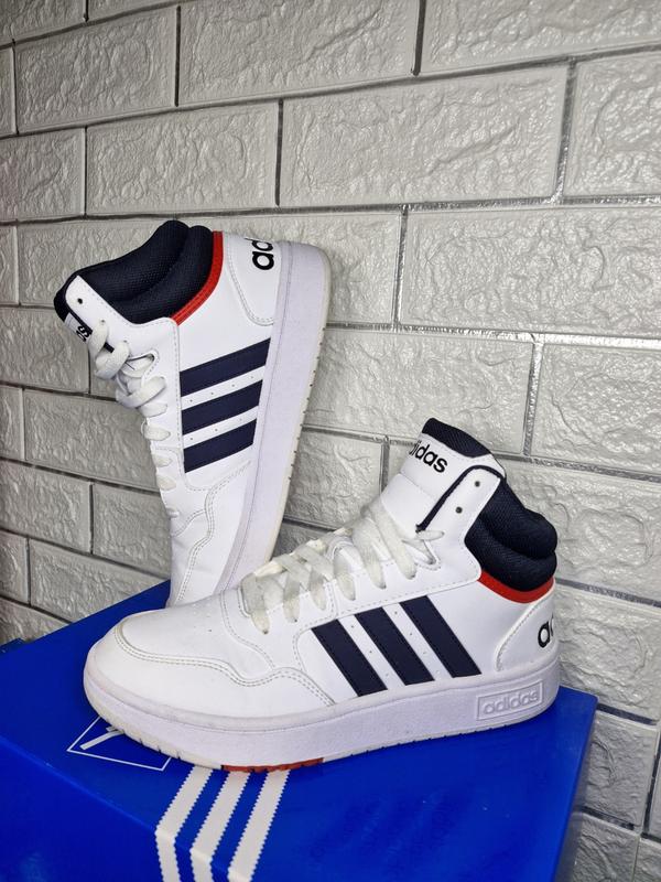 Хайтопы adidas hoops, оригинал — цена 1499 грн в каталоге Кроссовки ...