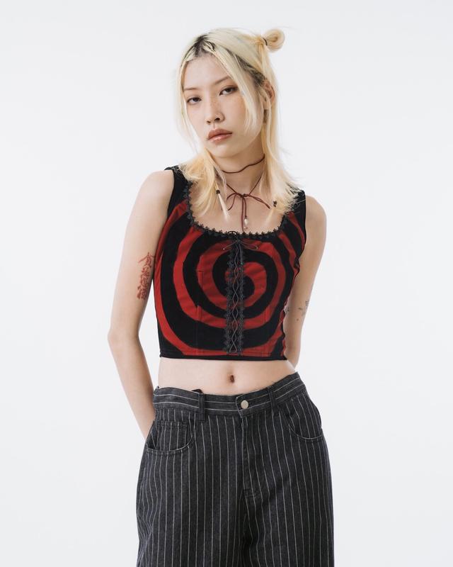 Корсет вельвет / dollskill лоліта anime неформальна new rock demonia ...