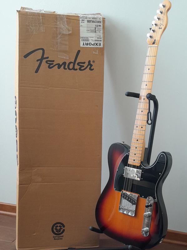 Fender telecaster standard mexico 2015 mim 3 tone sunburst + mods ...