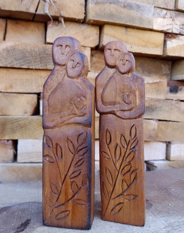 Статуэтка влюблены ручного труда подарок — цена 130 грн в каталоге Статуэтки Купить товары для