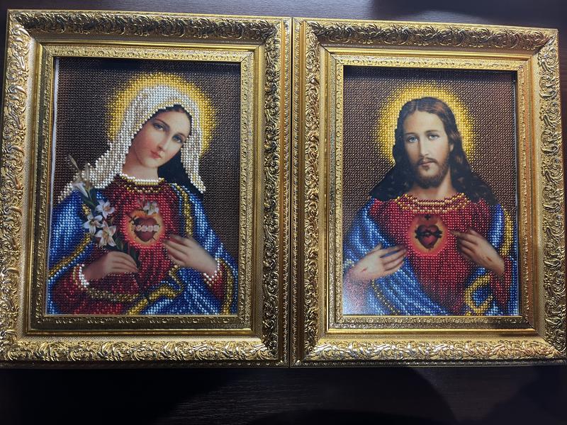 Парні ікони з чеського бісеру — ціна 1800 грн у каталозі Ікони Купити