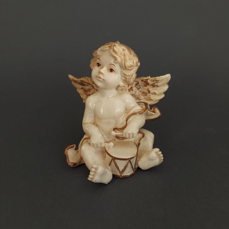 Статуэтка янгол с барабаном италия винтаж — цена 200 грн в каталоге Статуэтки Купить