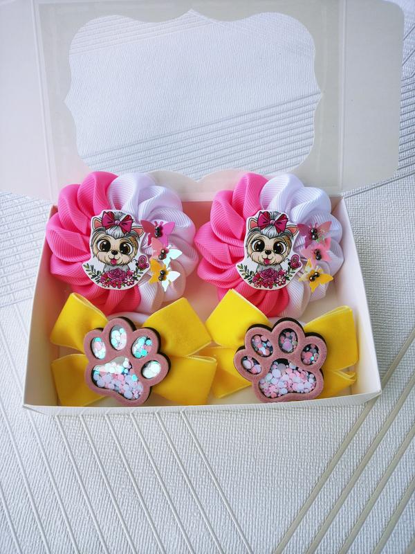 Набір бантиків на подарунок лапки — ціна 350 грн у каталозі Комлекти Купити аксесуари за