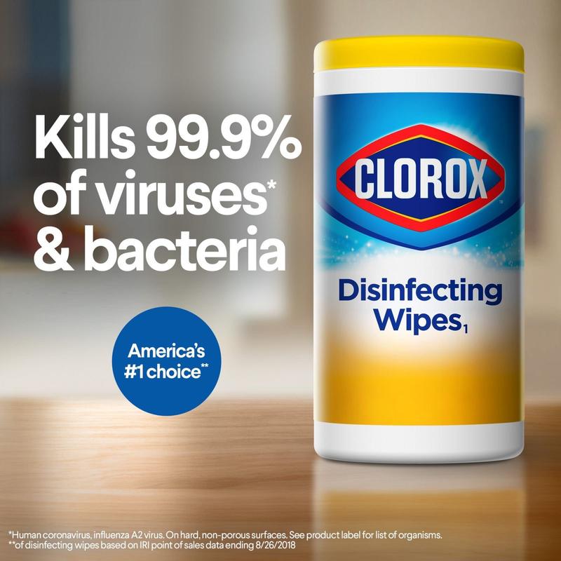 Универсальные дезинфицирующие салфетки clorox ausa, 35шт — цена 295 грн ...