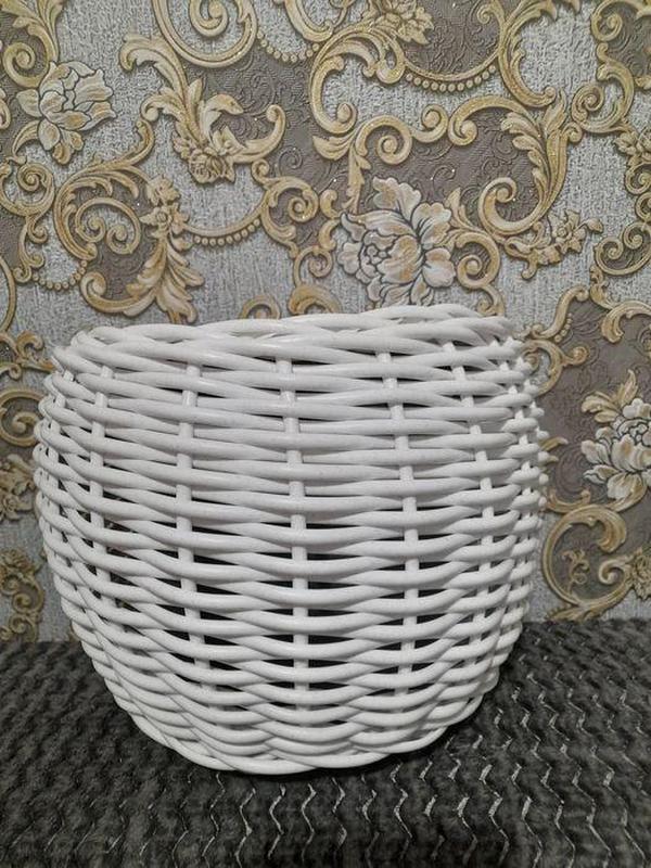 Кашпо з ротангу 5 літрів — ціна 320 грн у каталозі Кашпо Купити товари для дому та побуту за