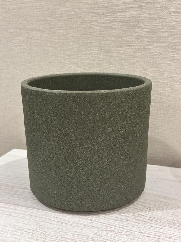 Кашпо оливкове — ціна 400 грн у каталозі Кашпо Купити товари для дому