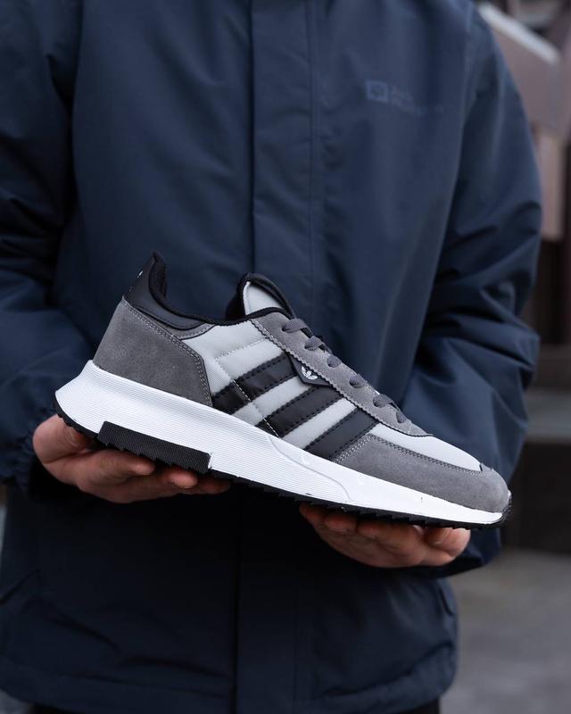 Adidas retropy f2 grey black — цена 1350 грн в каталоге Кроссовки ...