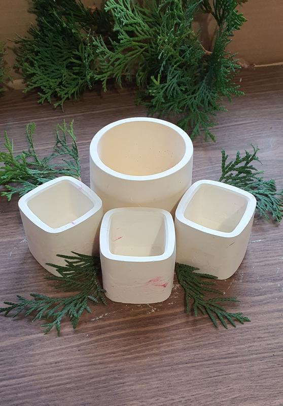 Кашпо набір із 4шт ціна 60грн замовлення від 100грн — ціна 60 грн у каталозі Кашпо Купити