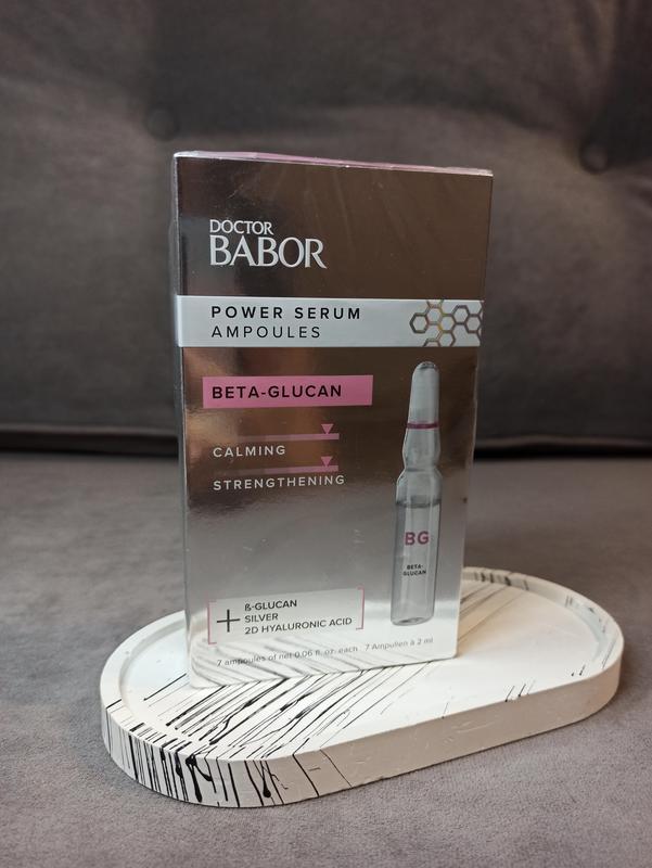 Ампулы сыворотка для немедленного успокоения кожи babor power serum ampoules beta-glucan — цена ...
