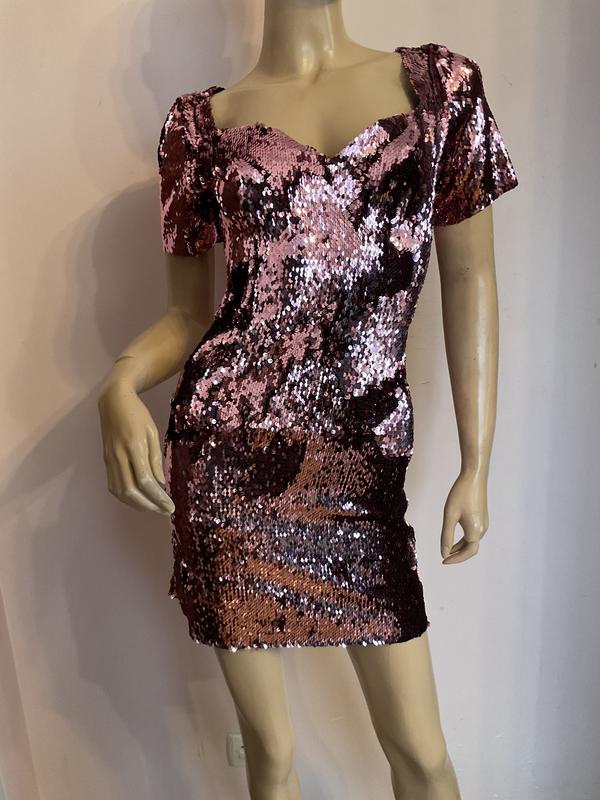 Ошатна сукня в паетки / xs/ brend zara стан нового — ціна 300 грн у ...