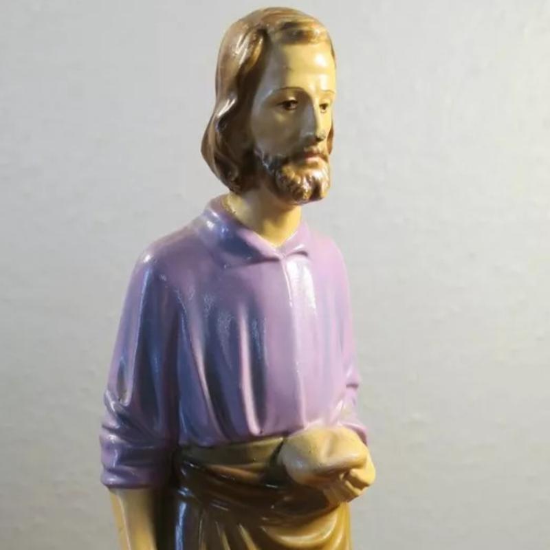 Вінтажна італійська різдвяна статуетка дерево Italy св йосиф італія колекціонування ĺталія