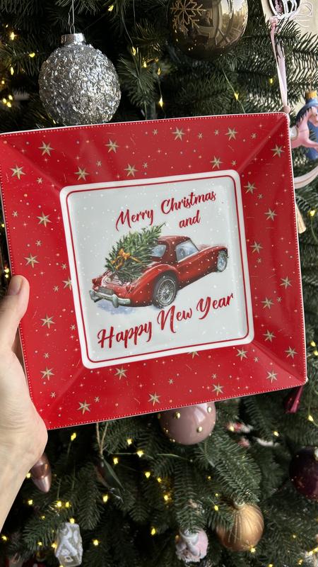 Блюдо різдвяні історії — ціна 351 грн у каталозі Тарілки Купити товари для дому та побуту за