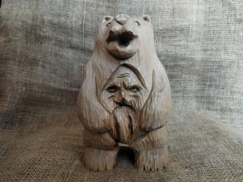 Статуетка бога велеса з дерева — ціна 2000 грн у каталозі Статуетки Купити товари для дому та