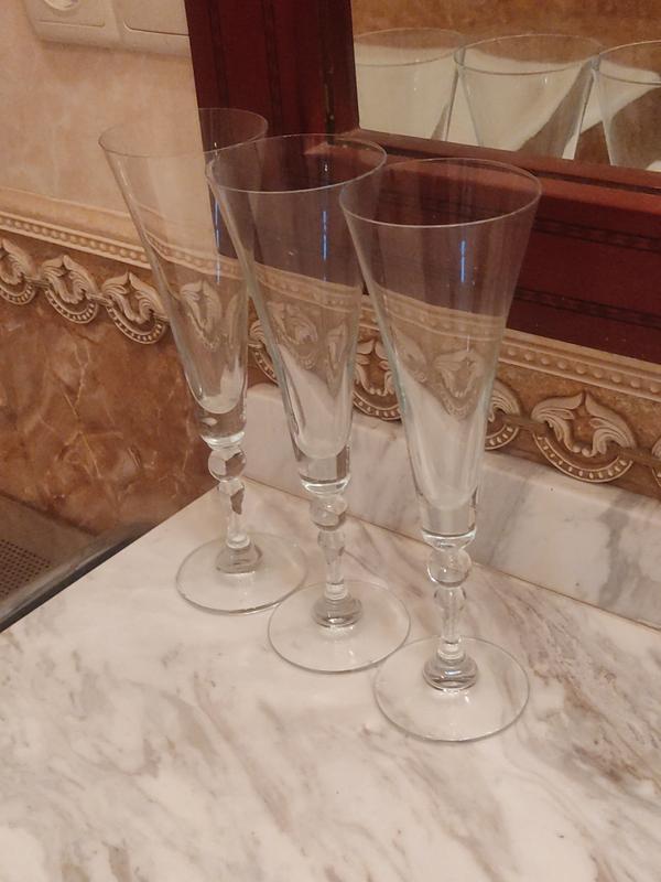 Келихи для шампанського — ціна 350 грн у каталозі Келихи і фужери Купити товари для дому та