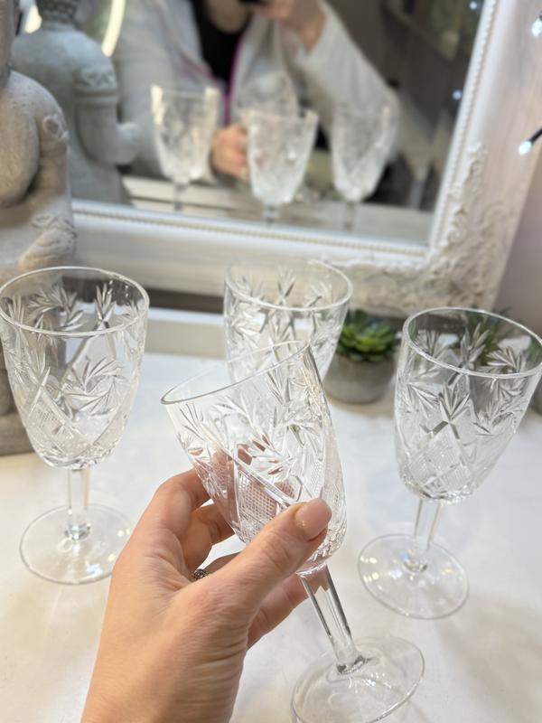 Вінтажні келихи для шампанського 200 мл бокали для вина — ціна 99 грн у каталозі Келихи і фужери