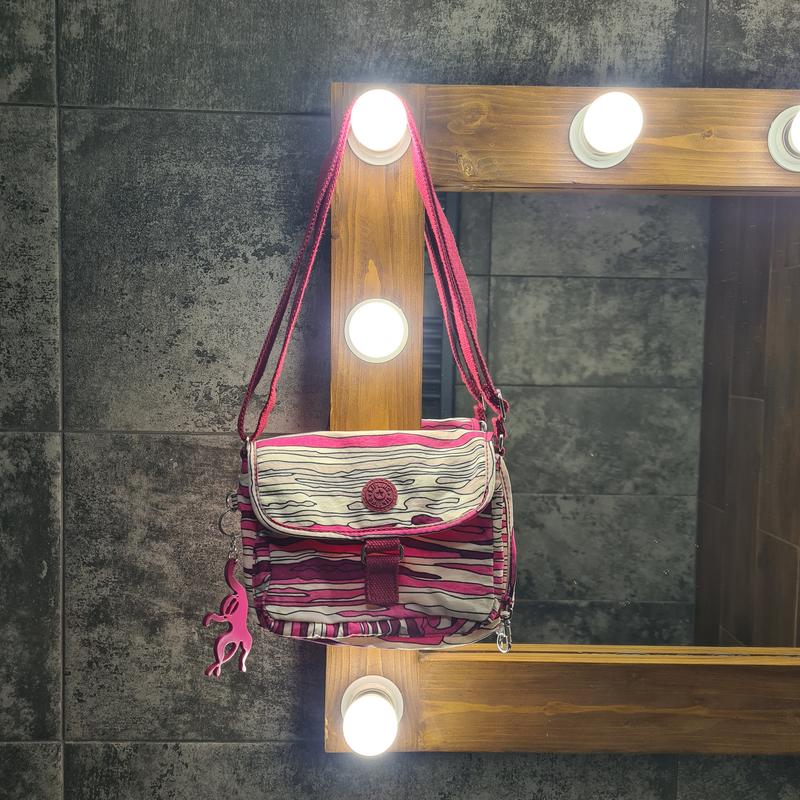 Сумка kipling kipling pink striped bags & handbags for women — ціна 500 ...