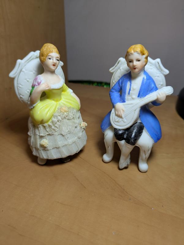 Вінтажні парні керамічні статуетки — ціна 1150 грн у каталозі Статуетки Купити товари для дому
