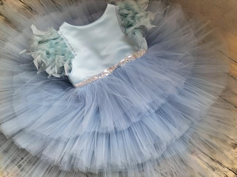 Фатинова блакитна сукня — ціна 800 грн у каталозі Сукні Купити дитячі речі за доступною ціною на