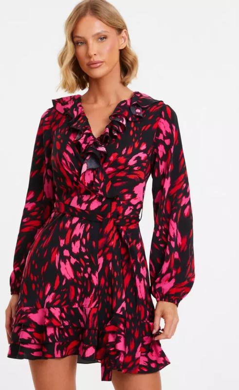 Сукня плаття 👗 з рюшами та воланами Quiz — ціна 200 грн у каталозі Вечірні сукні Купити жіночі