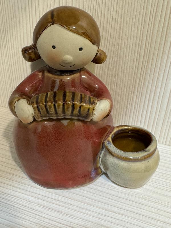 Статуетка керамічна свічник — ціна 360 грн у каталозі Статуетки Купити товари для дому та