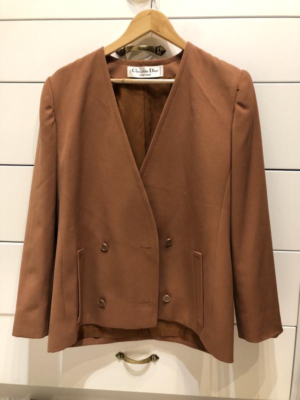 Dior пиджак жакет винтаж оригинал — цена 1600 грн в каталоге Пиджаки и жакеты Купить женские