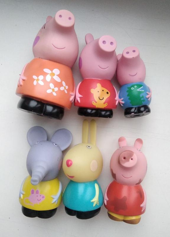 Abd игрушки для ванной свинка пеппа peppa pig одним лотом — цена 300 ...