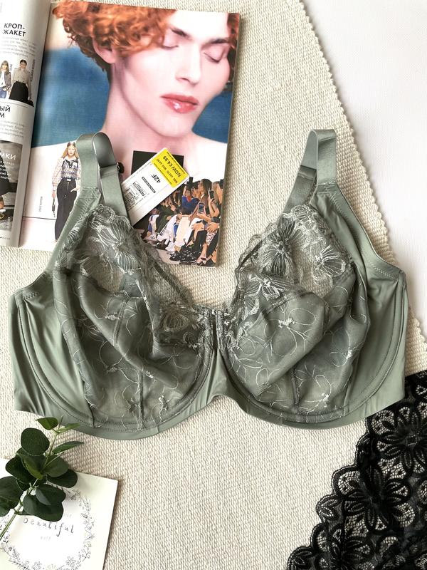 95g / 42f мереживний бюстгальтер з безшовною спинкою m&s — ціна 399 грн у каталозі Бюстгальтери ...