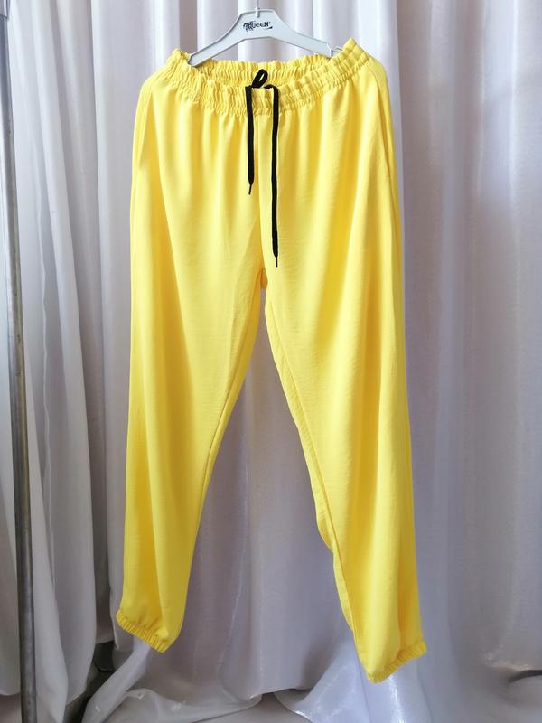 Літні пляжні штани джоггери — ціна 690 грн у каталозі Пляжний одяг Купити жіночі речі за