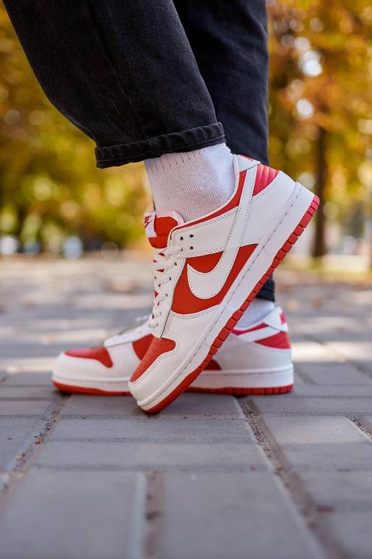 Кросівки nike sb dunk low retro red white — ціна 2200 грн у каталозі ...