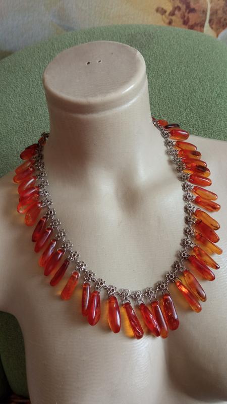 Унікальне бурштинове кольє — ціна 2300 грн у каталозі Кольє і намиста Купити аксесуари за