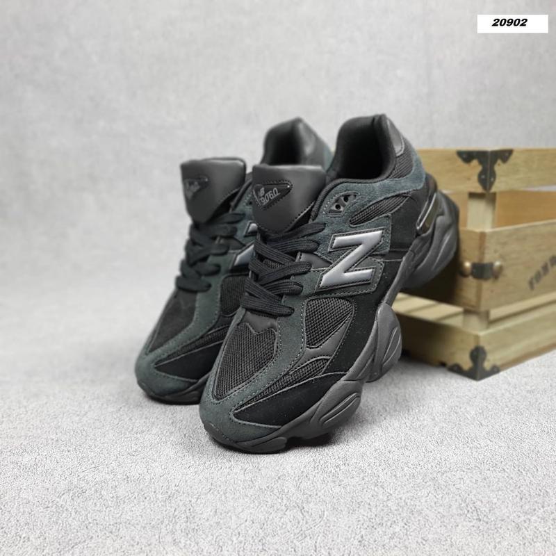 Жіночі якісні та стильні кросівки для дівчат new balance 9060 чорні ...