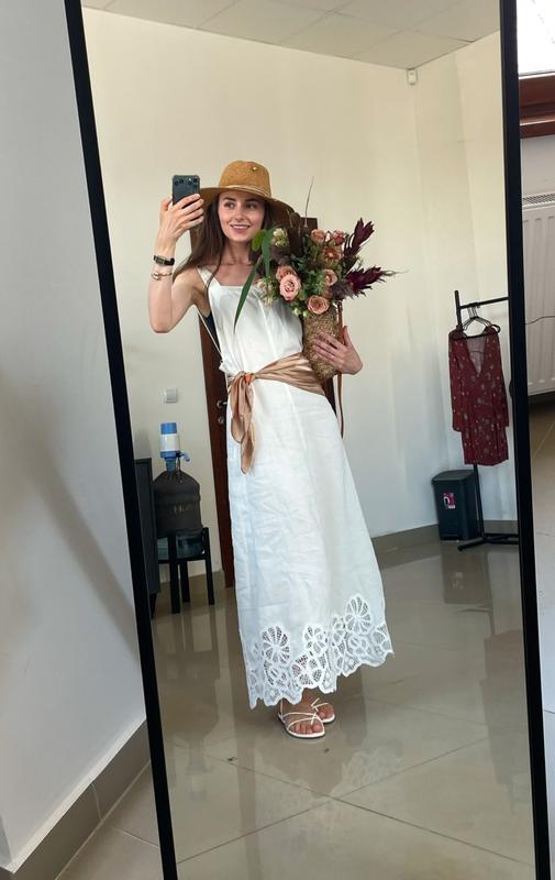 Льняной сарафан S Zara — цена 1000 грн в каталоге Сарафаны Купить женские вещи по доступной цене