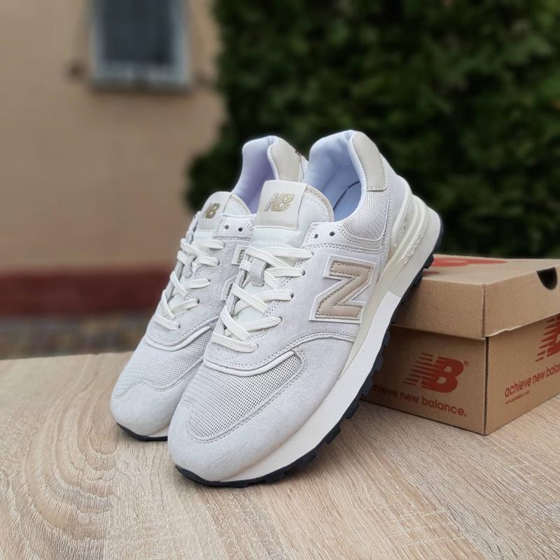 Мужские качественные и стильные кроссовки new balance 574 legacy beige ...