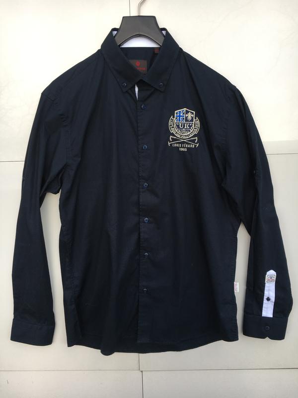 Рубашка спортивная louis feraud polo club синяя (м-ка) — цена 300 грн в ...