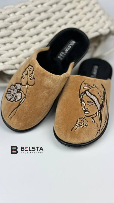 Капці велюрові белста — ціна 390 грн у каталозі Капці Купити жіночі речі за доступною ціною на