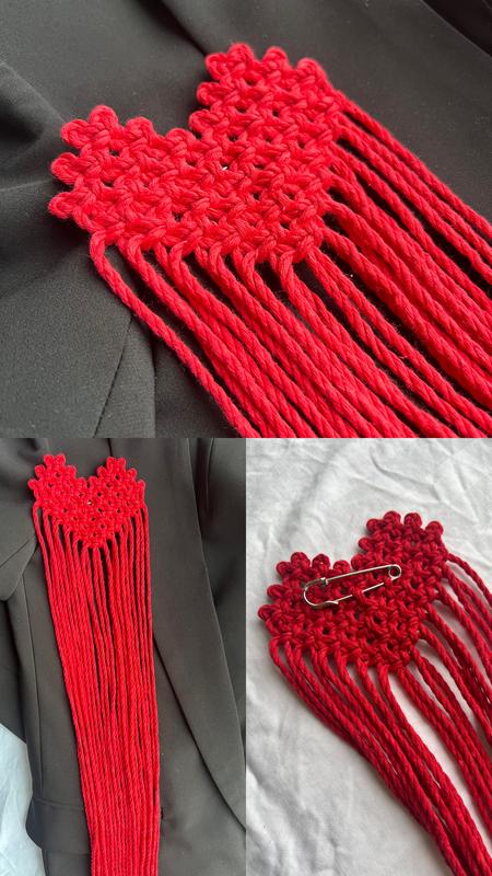 Макраме серце — ціна 350 грн у каталозі Панно Купити товари для дому та побуту за доступною