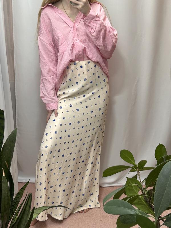 Шовкова спідниця максі — ціна 599 грн у каталозі Довгі спідниці Купити жіночі речі за доступною