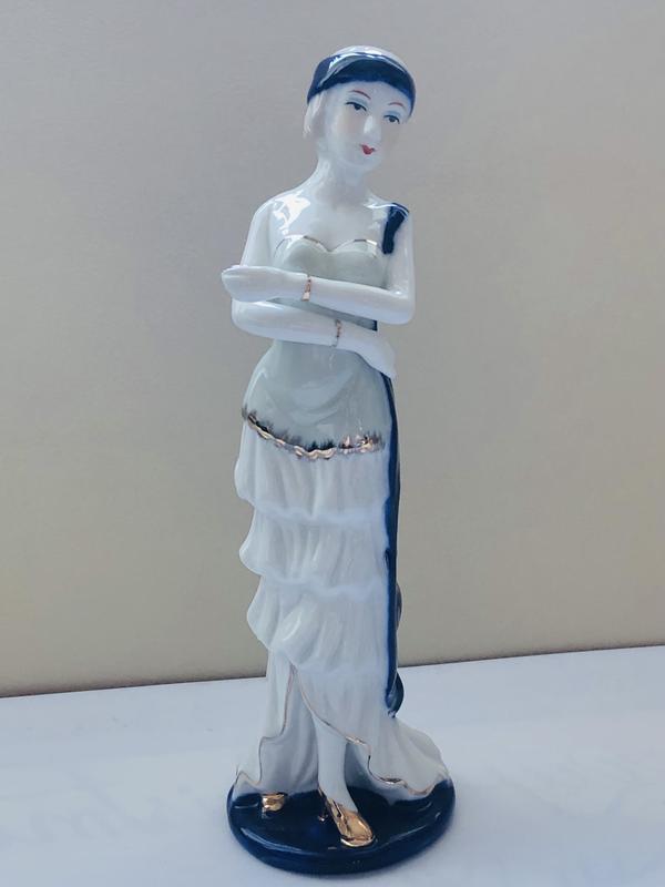 Фарфорова статуетка дама — цена 570 грн в каталоге Статуэтки Купить товары для дома и быта по
